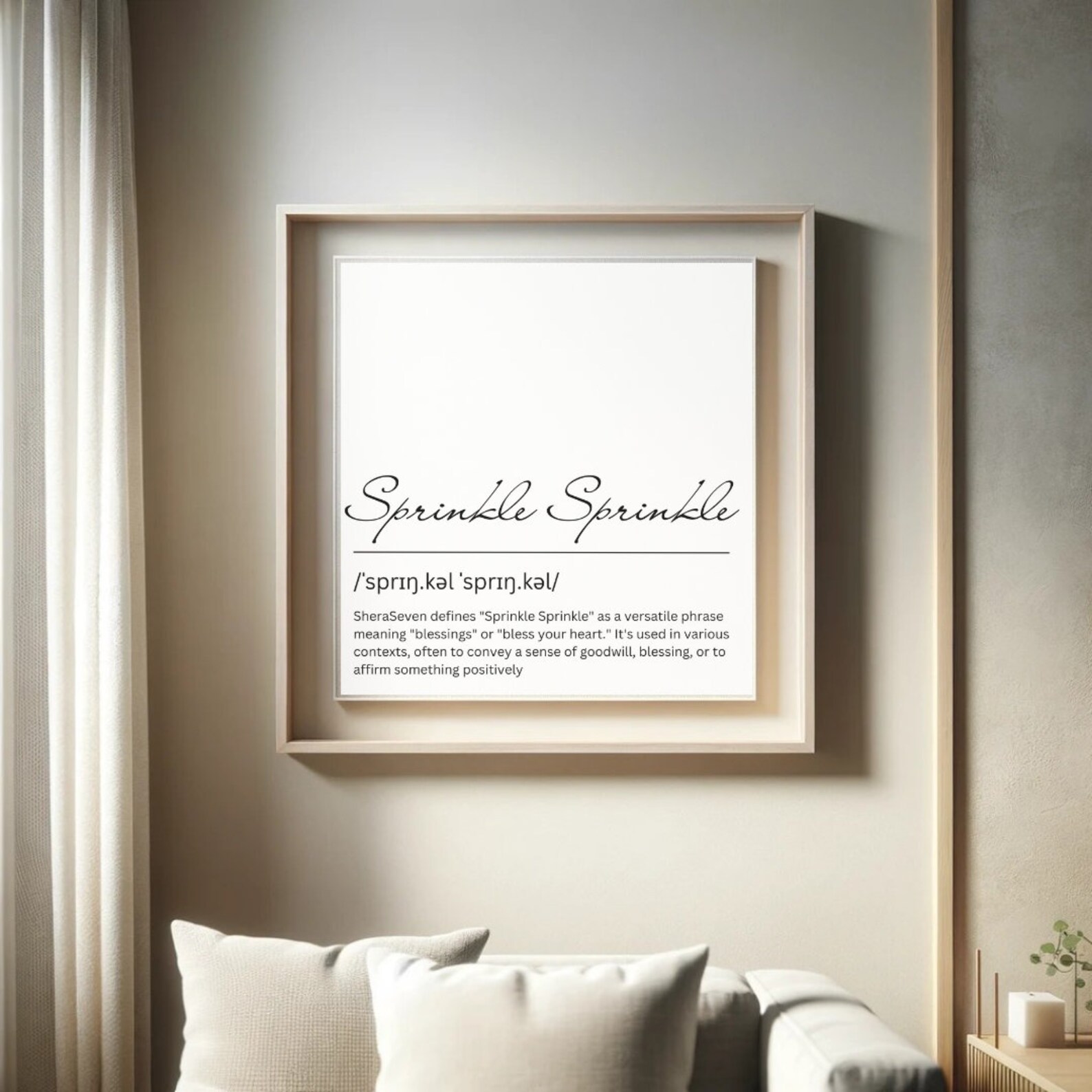 Sprinkle Sprinkle Poster, Digital Download, Digital Product, Print Wall ...