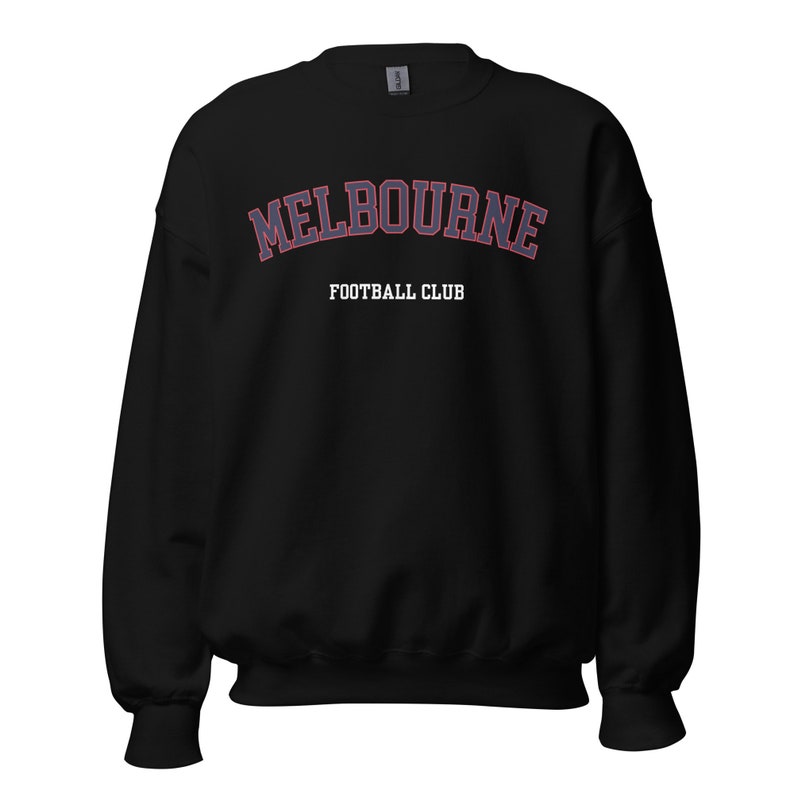 Melbourne Football Club AFL Sweatshirt Team Merch, Footy Fan Apparel ...