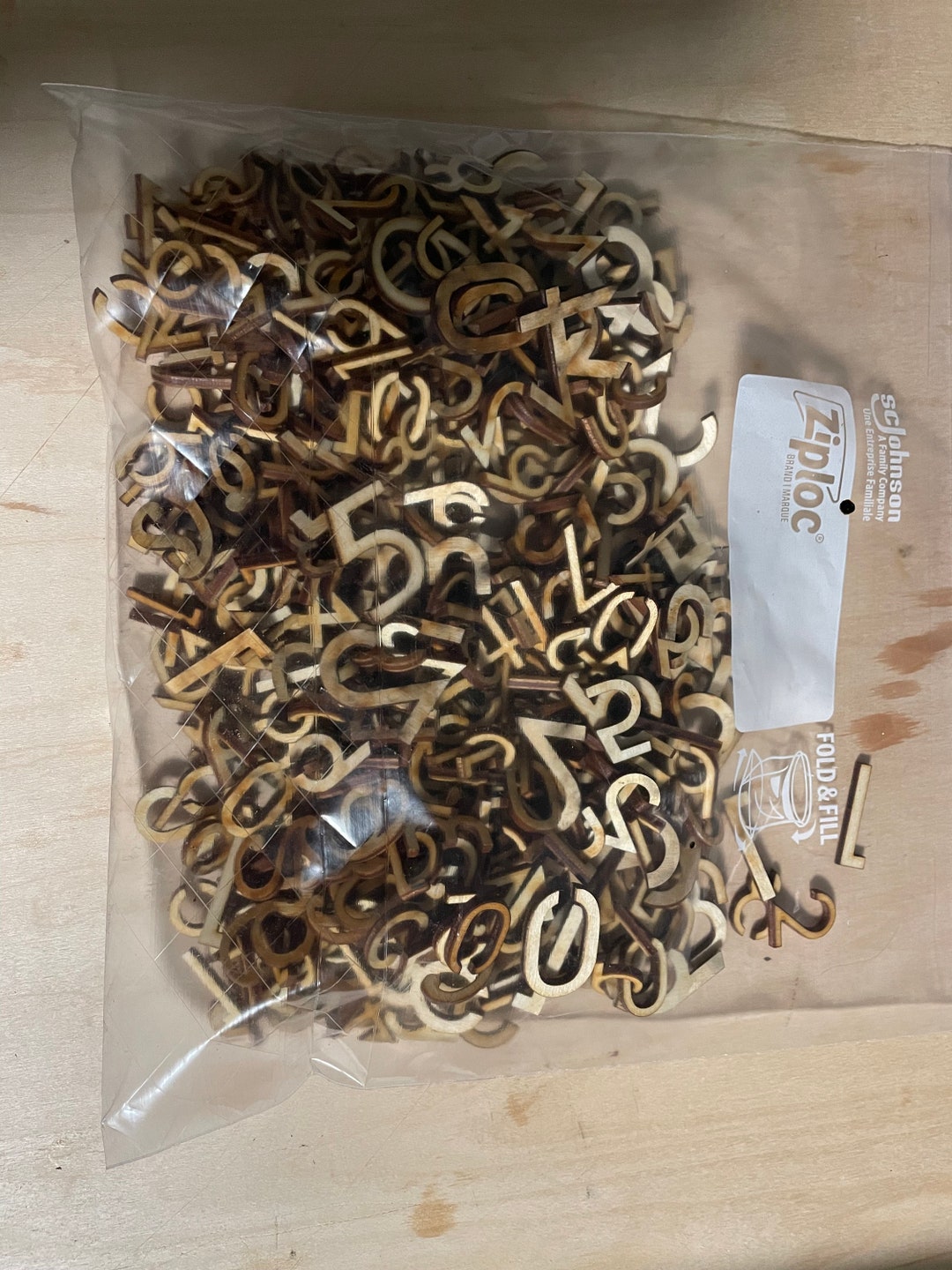 Laser Cut Numbers Bulk Bag of Various Sizes. Craft Supplies ...
