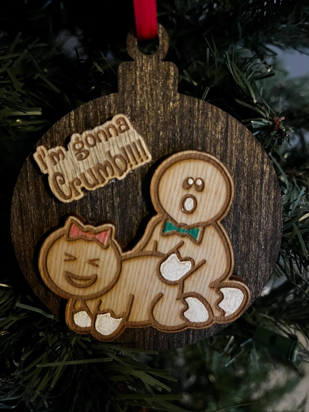 I'm Gonna Crumb Funny Couple Ornament Xmas Gift Gingerbread Christmas ...