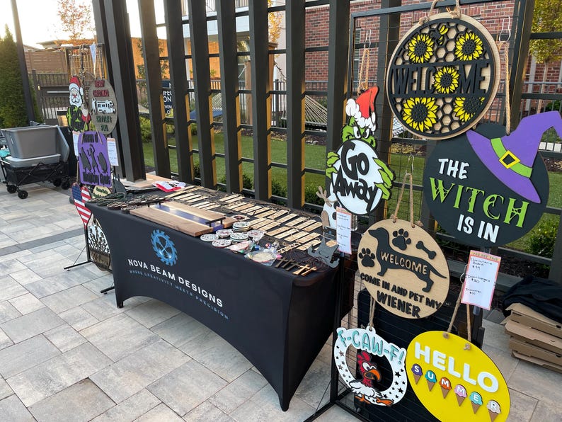 Amazing Grace Cross Door Hanger, Laser Cut Wood Welcome Sign - Etsy