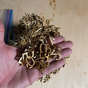 Laser Cut Numbers Bulk Bag of Various Sizes. Craft Supplies ...