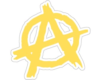 Anarchy Symbol Sticker - Etsy