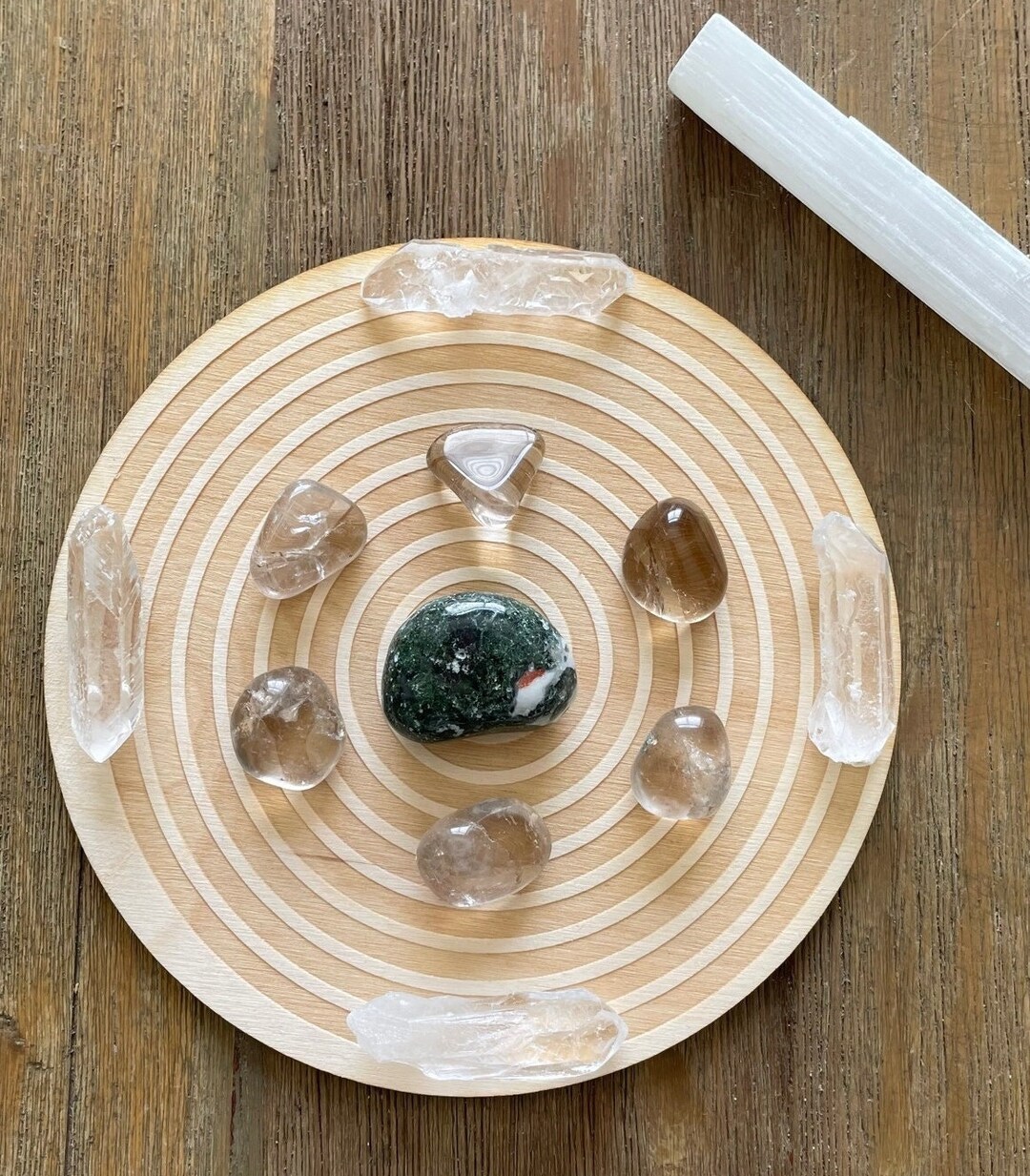 Earth Element Crystal Grid Kit Grounding Mother Earth - Etsy