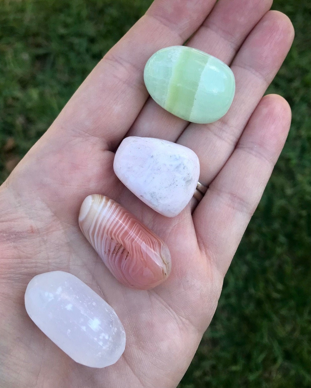 Trauma and Inner Child Healing Crystal Self Care Kit Set With Cedar ...
