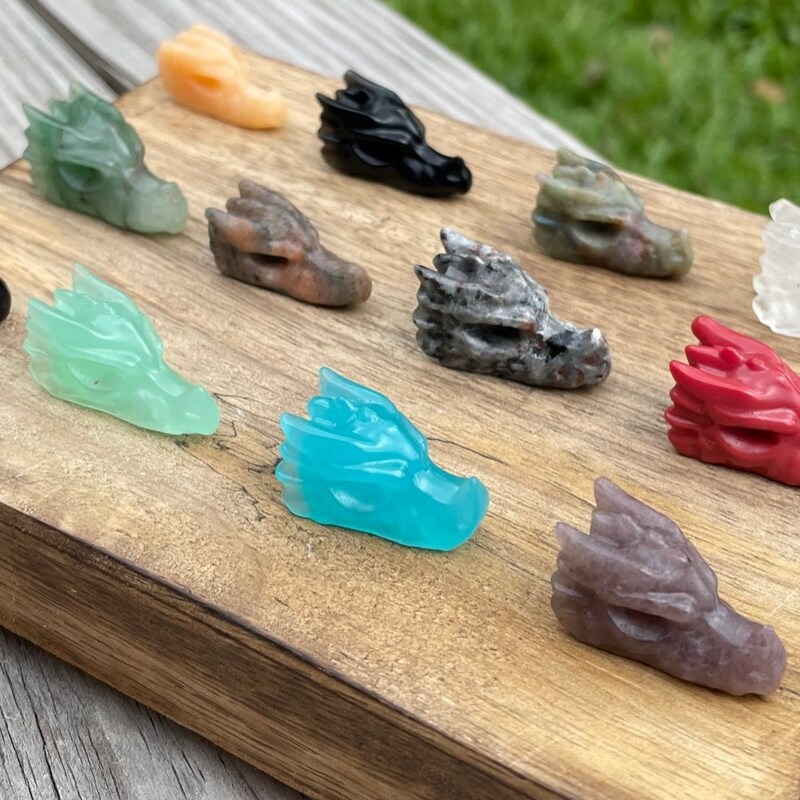Dragon Crystal Skull - Etsy
