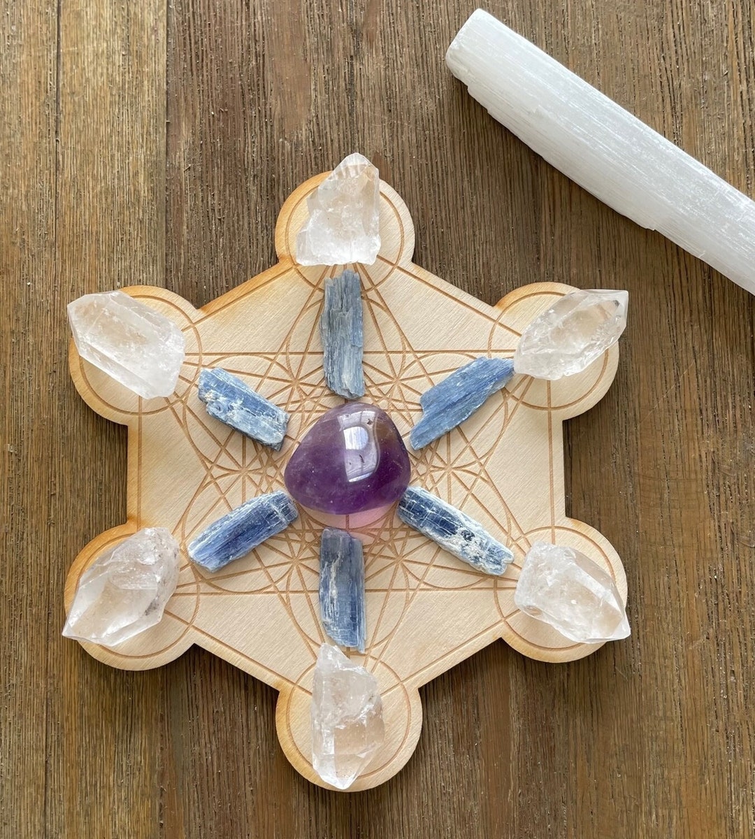 Air Element Crystal Grid Kit Communication Knowledge Creativity Set ...