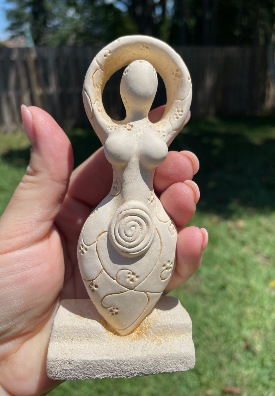 Spring Goddess Gypsum Statue Altar Sacred Space Persephone Deity ...