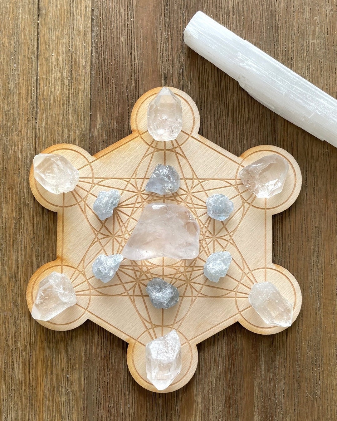 Spirit Ether Element Crystal Grid Kit Spiritual Guidance and Alignment ...