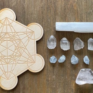 Spirit Ether Element Crystal Grid Kit Spiritual Guidance and Alignment ...