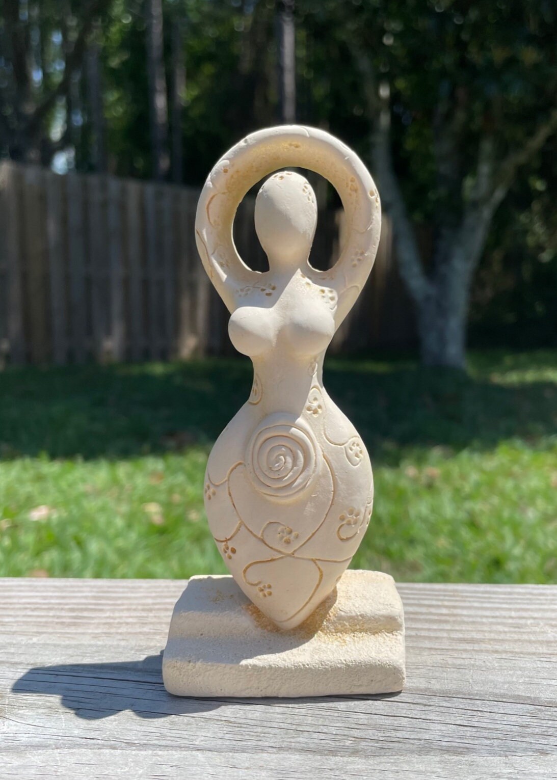 Spring Goddess Gypsum Statue Altar Sacred Space Persephone - Etsy