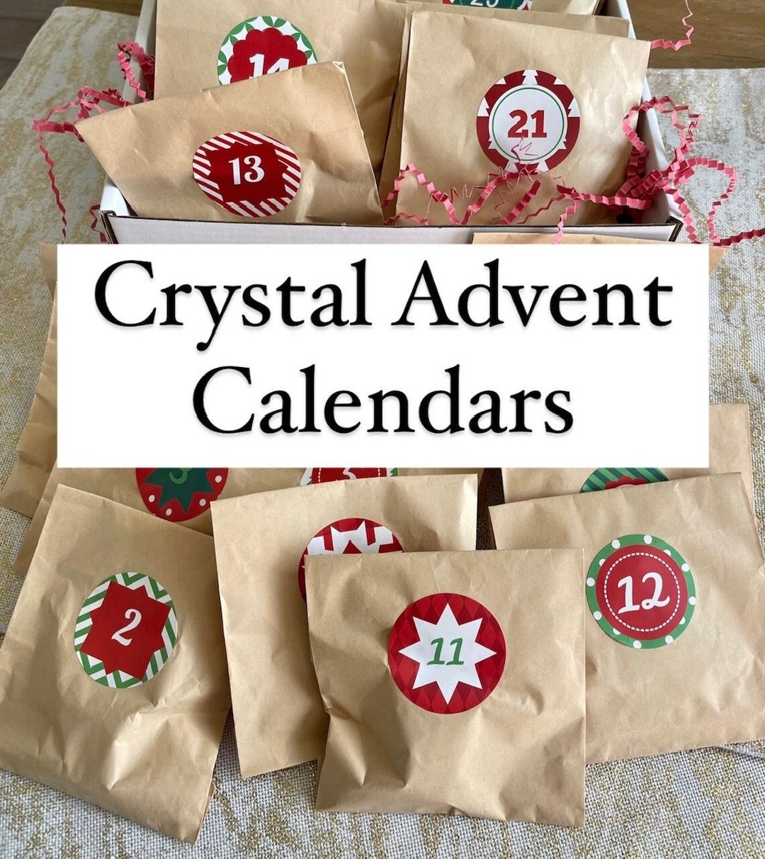 Crystal Holiday Advent Calendar Mystery Box Tumbles Raws Carvings ...