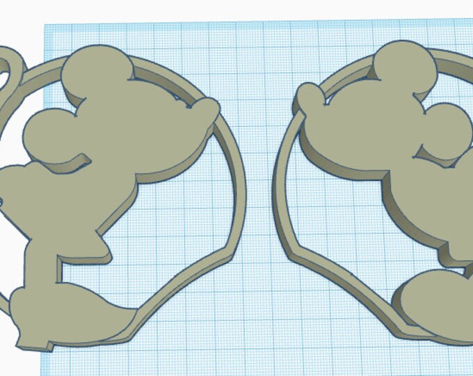 Minnie and Mickey Ears, Digital Download for 3D Printing. .stl File ...