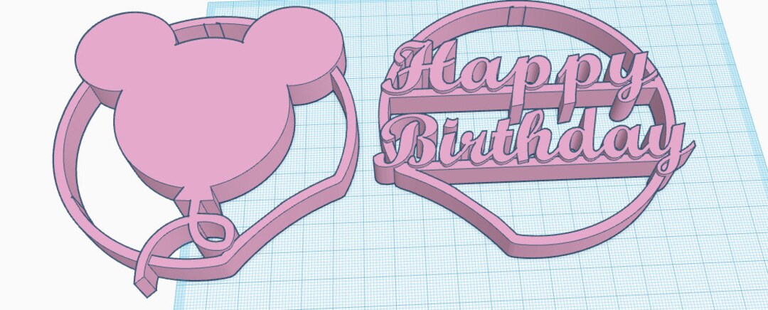 Happy Birthday Ears, Digital Download for 3D Printing. .stl File ...