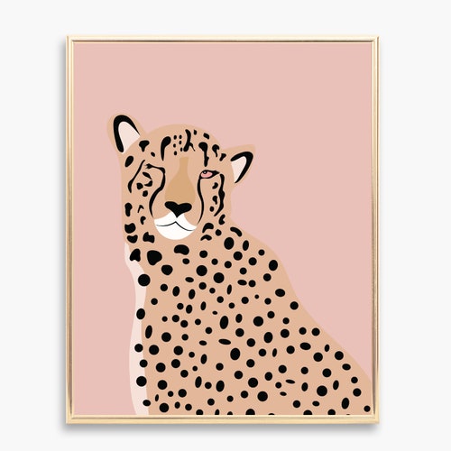 Cheetah Leopard Print Vinyl Decal Stickers - Etsy