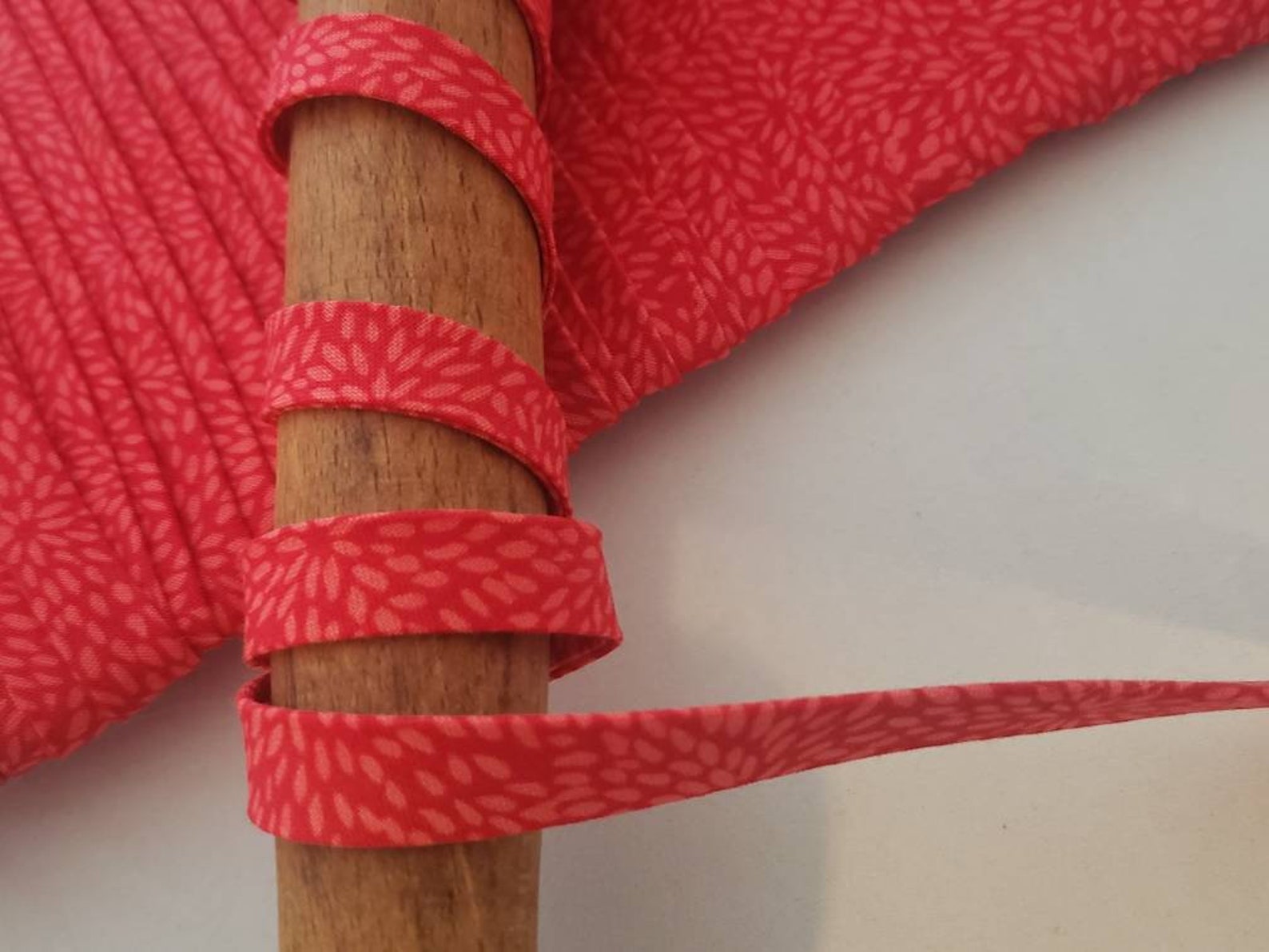 Red Binding with Light Accents | Etsy