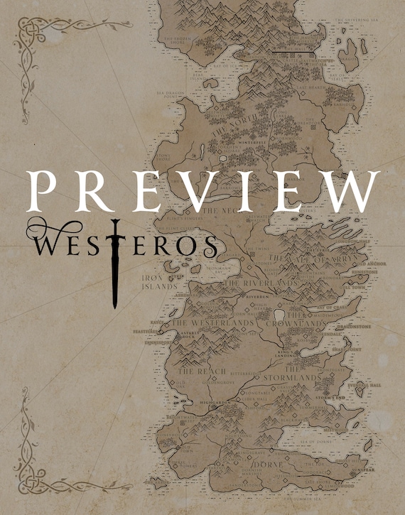 Westeros Map Wallpaper 1920x1080