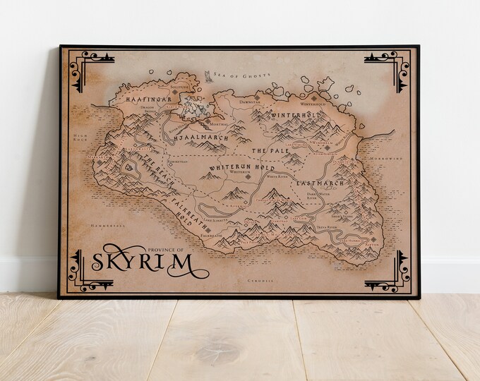 Skyrim Map Symbols SVG File - Etsy Canada