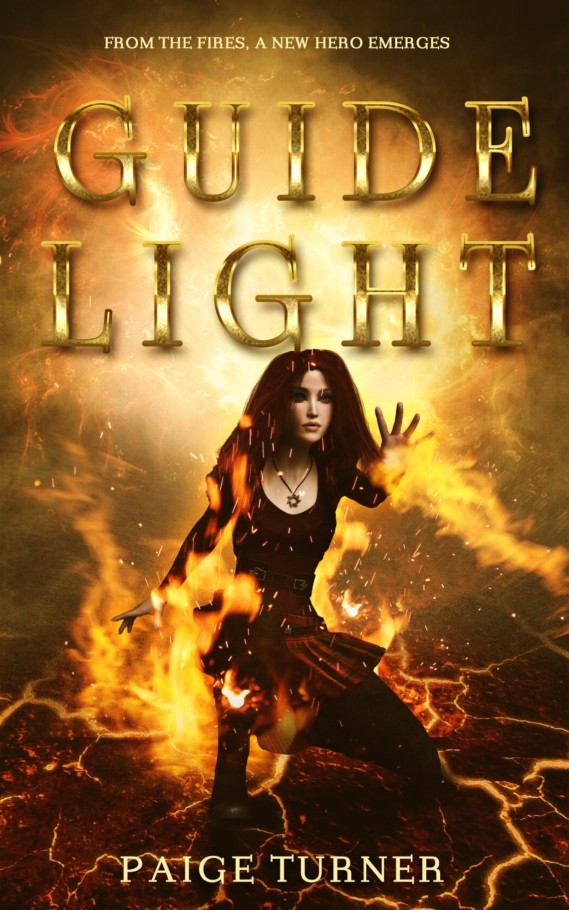 Fire Themed Fantasy Book Cover Premadeebooks and paperback | Etsy