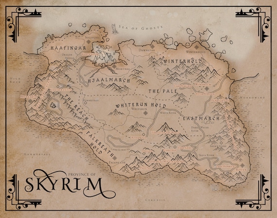 Skyrim Haafingar Location On The Map