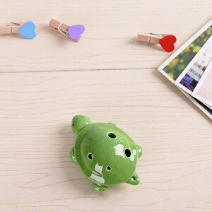 6 Hole Ocarina, Cute Turtle Shaped Pottery Flute, Handmade Ocarina ...