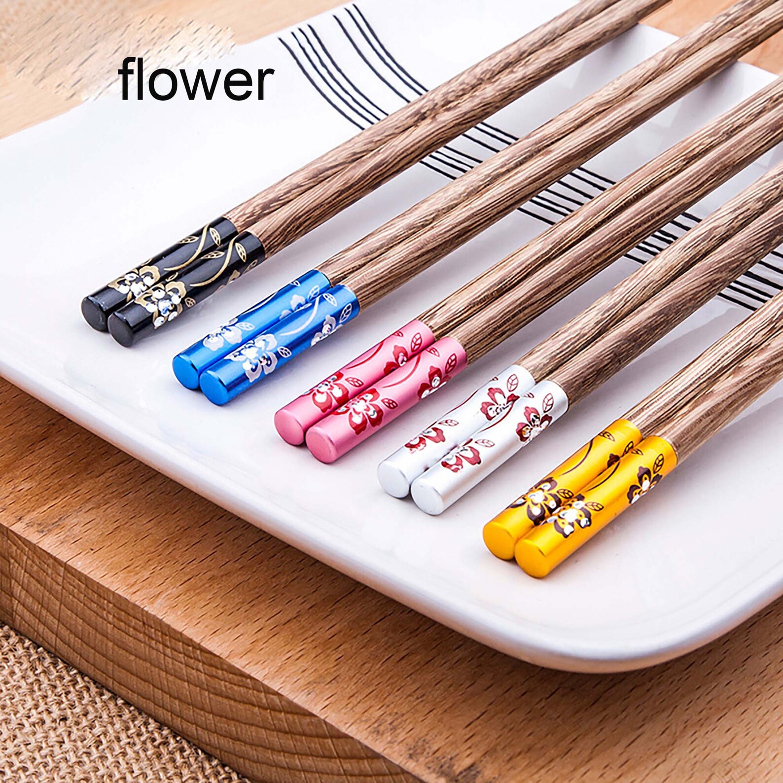 Wood Chopsticks Unique Wood Plain Design Chopstick Rest - Etsy