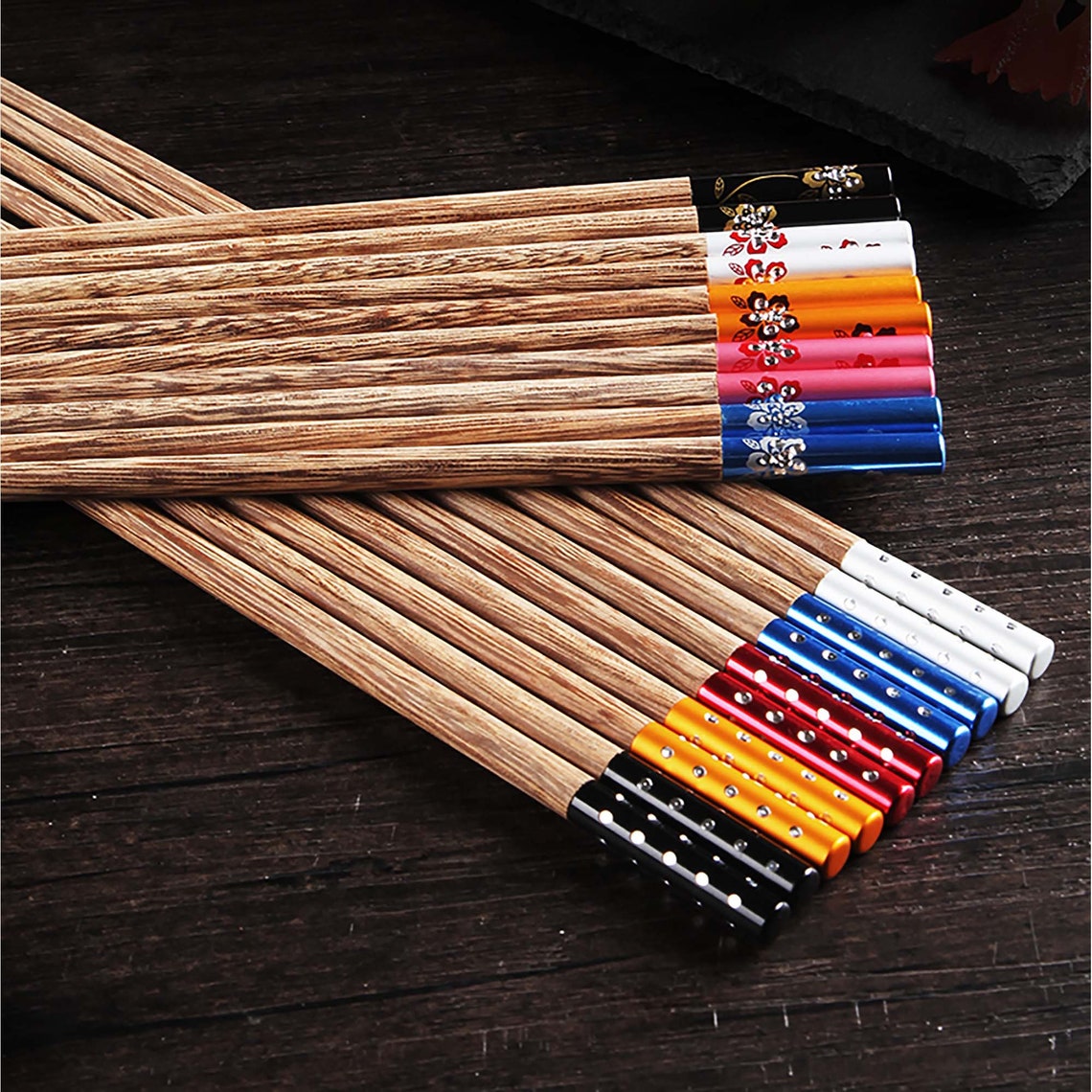 Wood Chopsticks Unique Wood Plain Design Chopstick Rest - Etsy