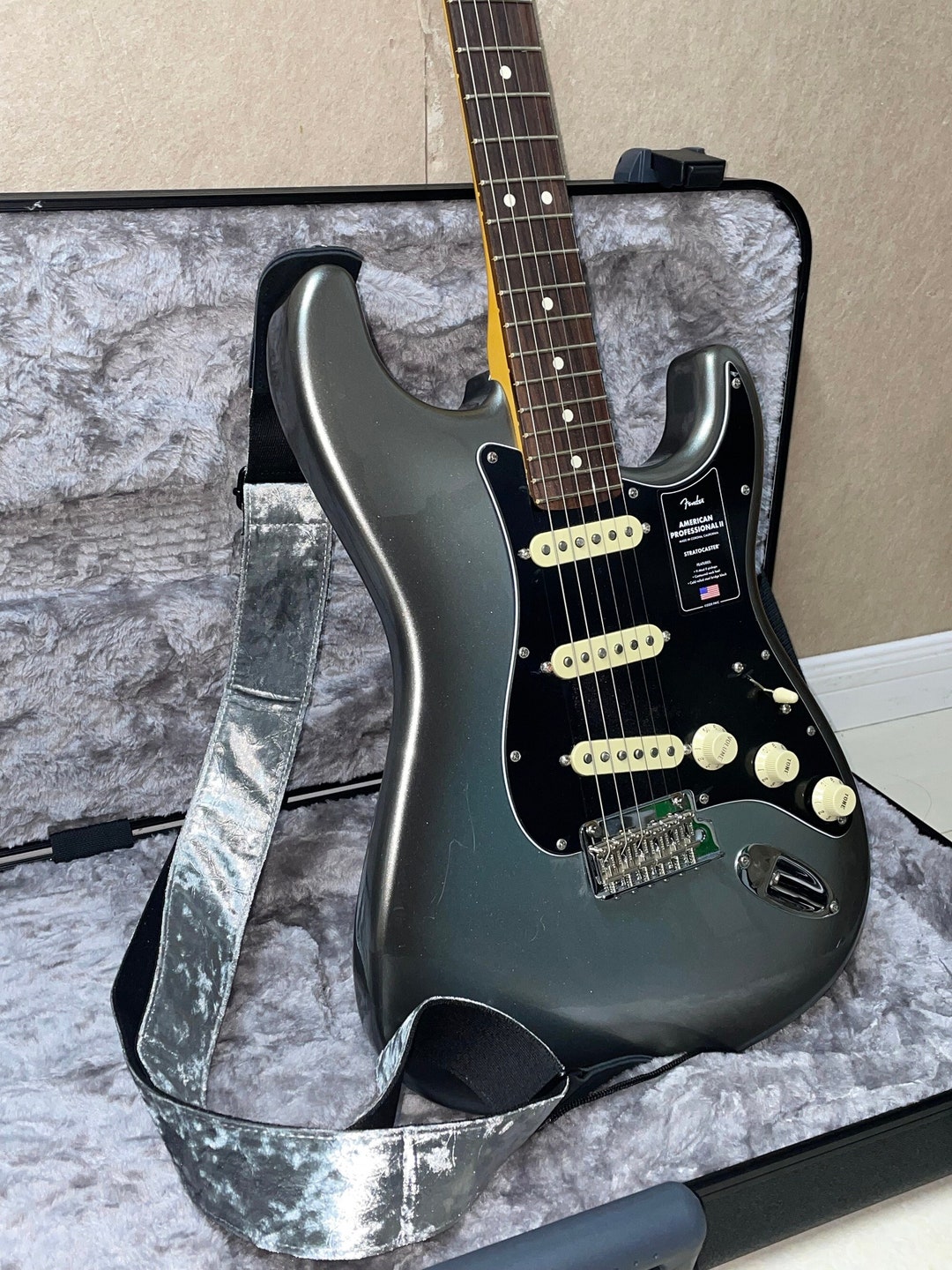 Plant Velvet Guitar Strap, Guitar Crossbody Strap, Music Instrument ...