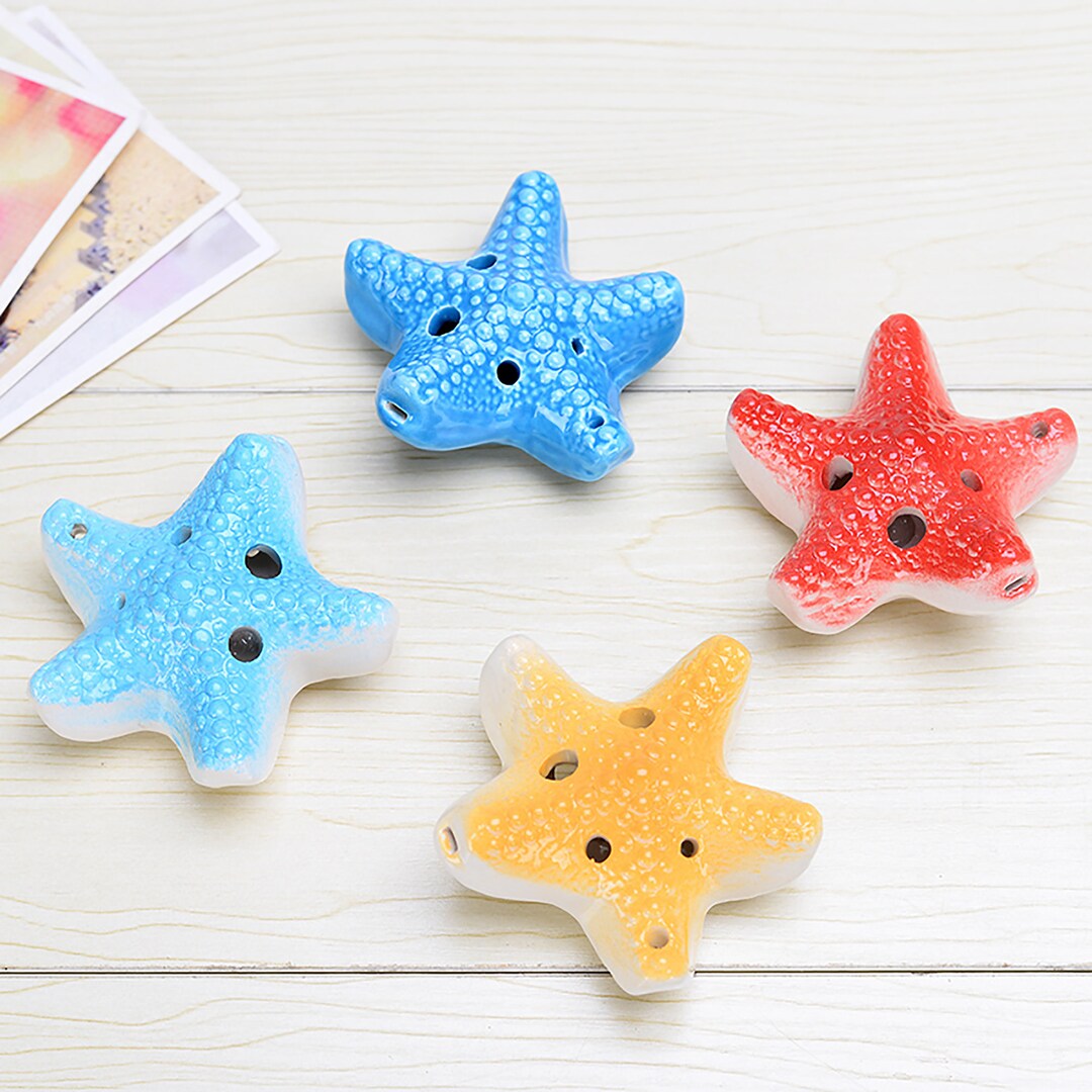 Starfish Ocarina, Cute 6-hole Ocarina, Beginner Ocarina, Chinese ...