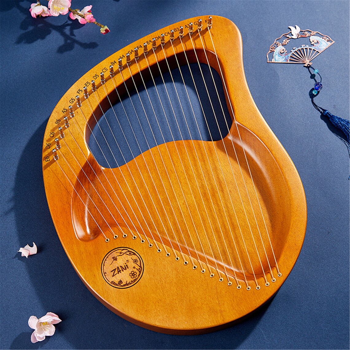 21 String Harp Professional Musical Instrument Gift Stringed - Etsy