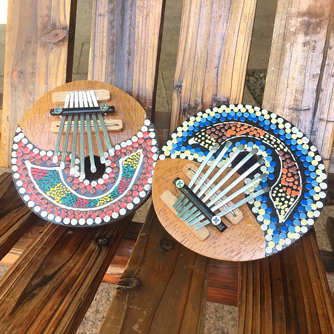 Kalimba Thumb Piano, 7-tone Thumb Piano, Coconut Shell Instrument ...