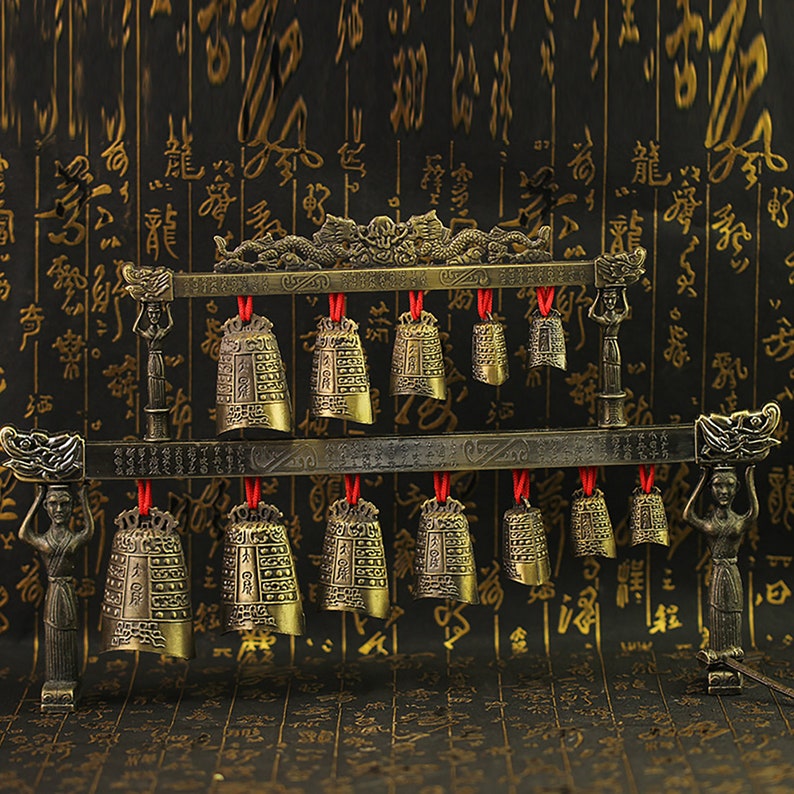 Antique Chimes Instruments Metal Percussion Instruments Home - Etsy