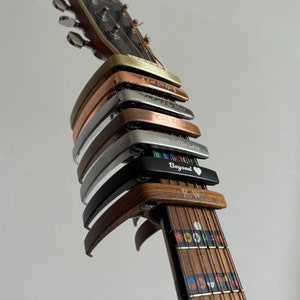 Personalized Name Guitar Capo, Custom Engraved Metal Capos ...