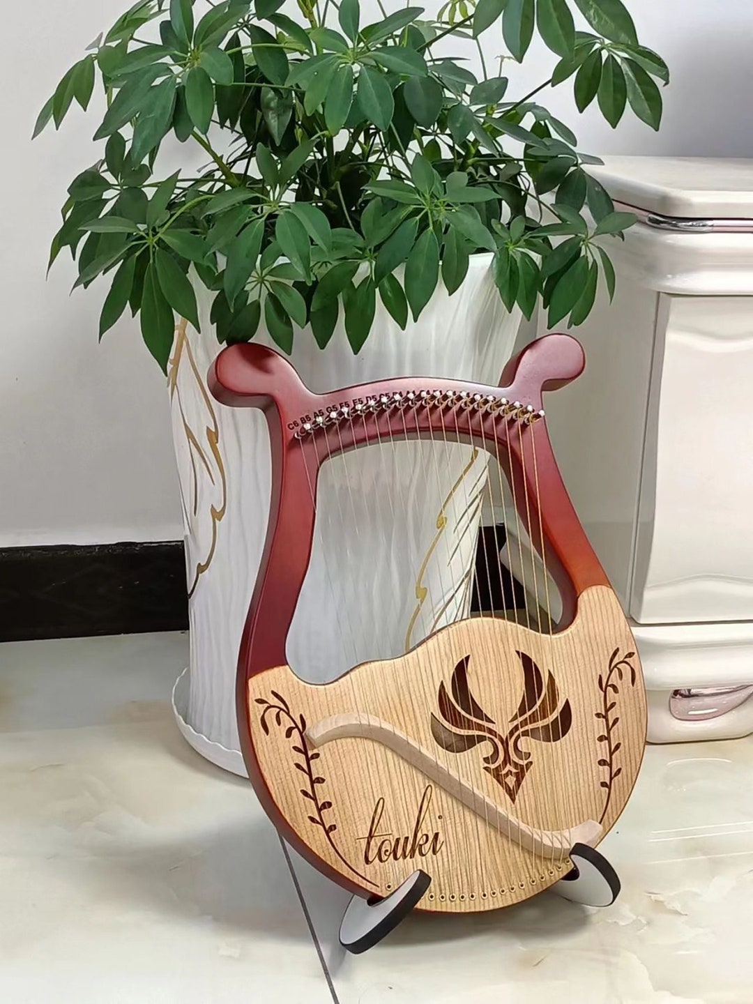 Yuanshen Wendy 24 Strings and 19 Strings Harp, Beginner Musical ...