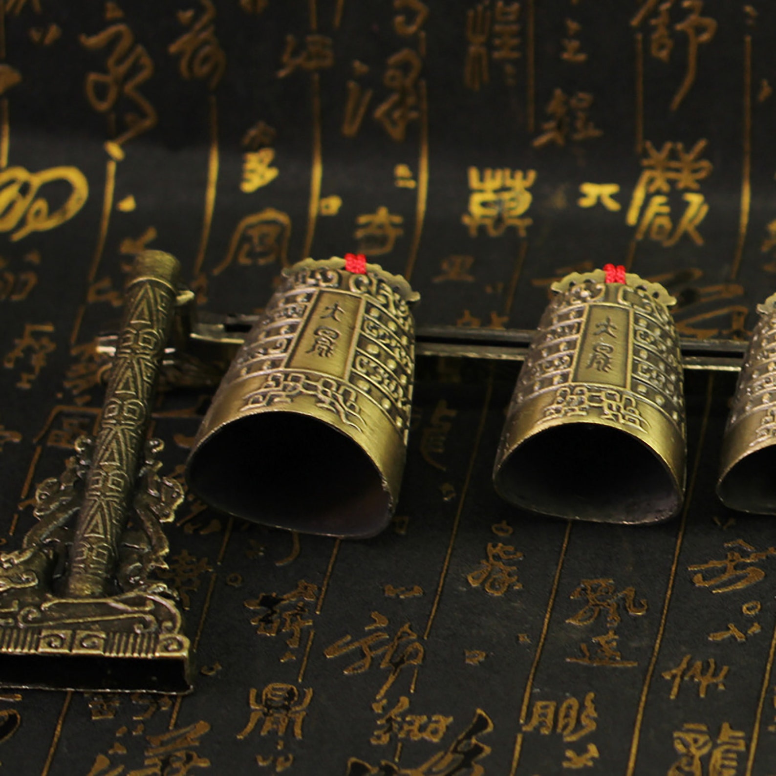 Antique Chimes Instruments Metal Percussion Instruments Home - Etsy