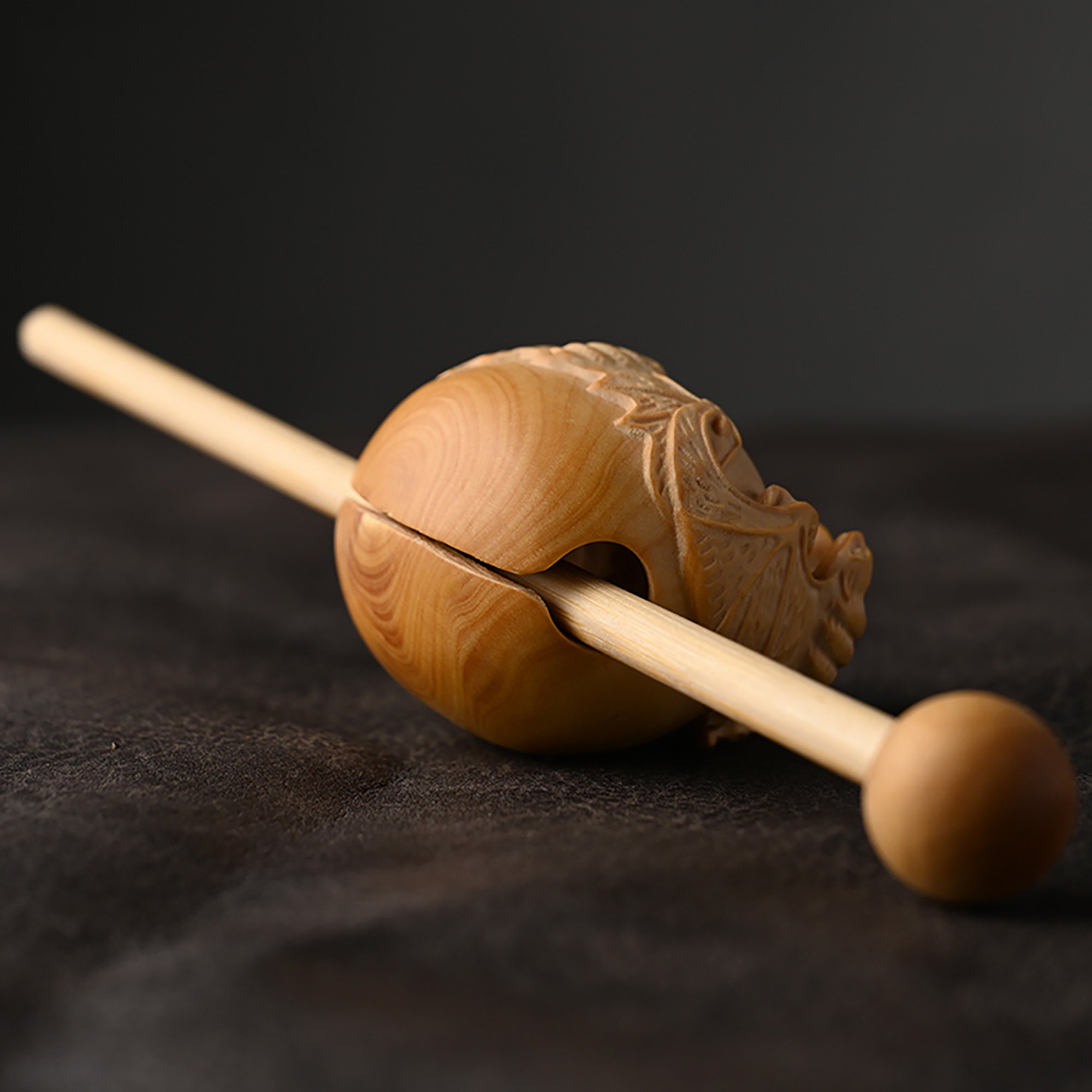 Mokugyo Wooden Fish Temple Zen Drum Buddhist Percussion - Etsy