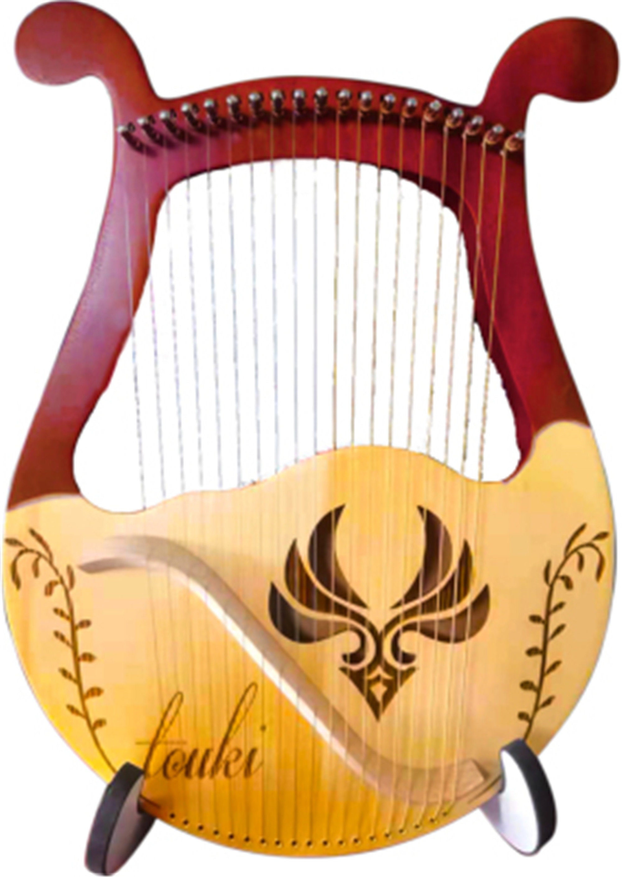 19-string Harp Solid Wood Instrument Musical Instrument for - Etsy