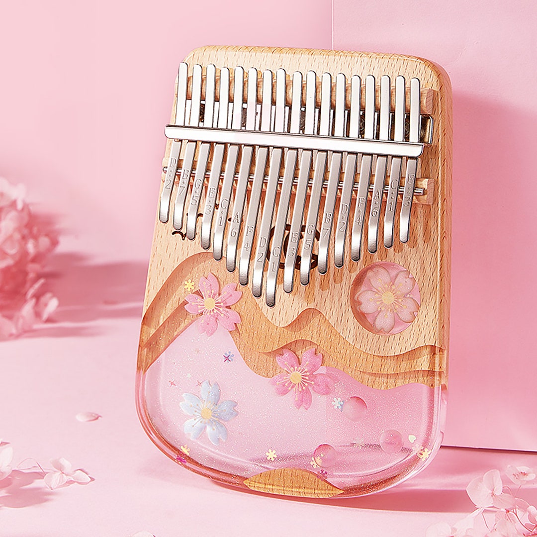 17 Key Kalimba, Wooden Kalimba, Beginner Thumb Piano, Chinese Finger ...