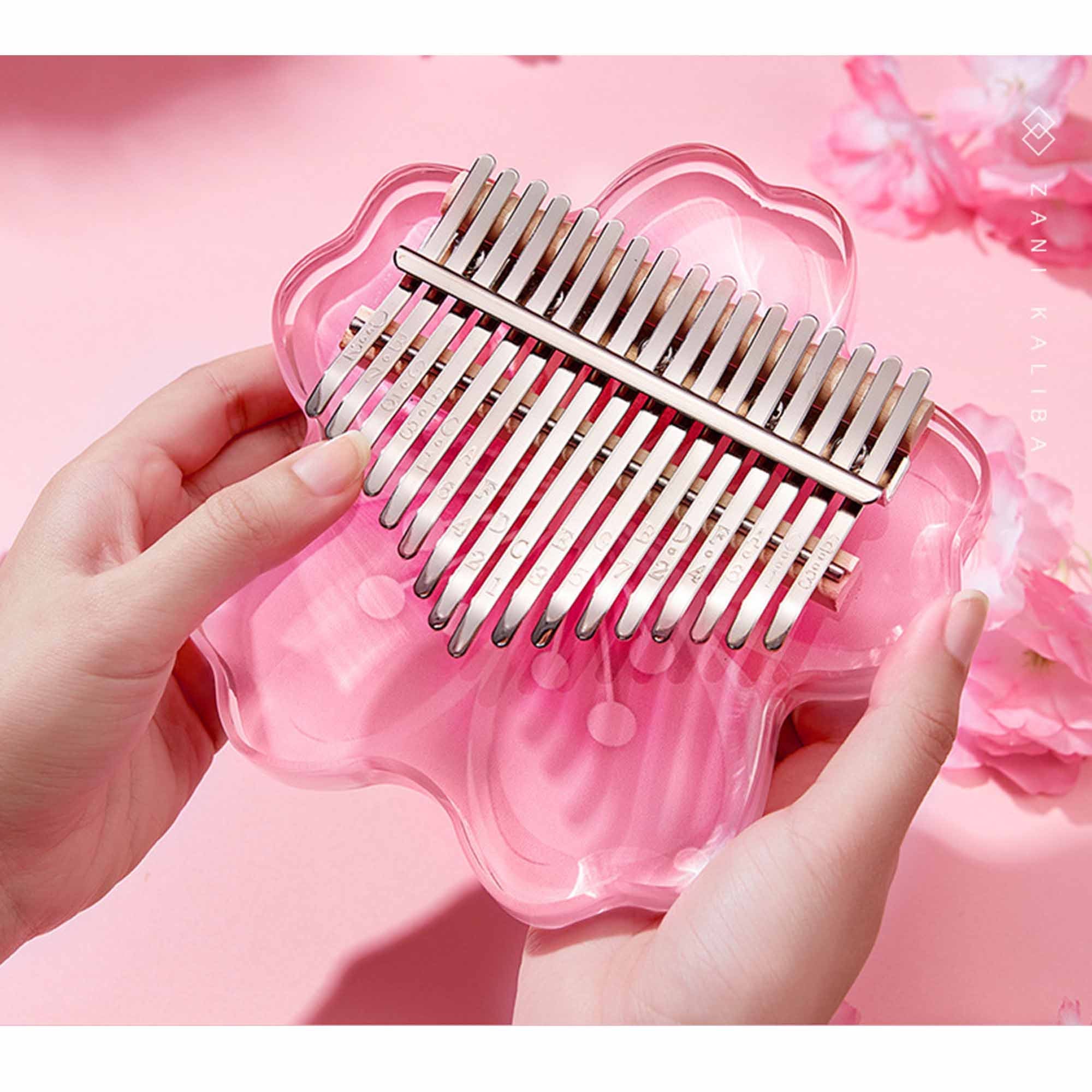 Kalimba 17 Key21key Kalimbacherry Blossom Kalimbapink - Etsy