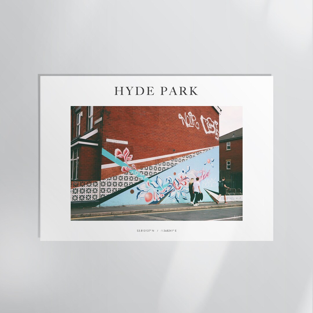 Wall Mural, Hyde Park Photography Print Graduation Gift University Gift ...