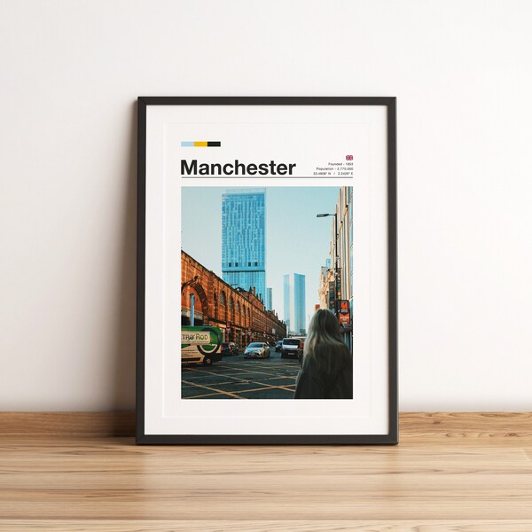 Manchester Print - Etsy UK