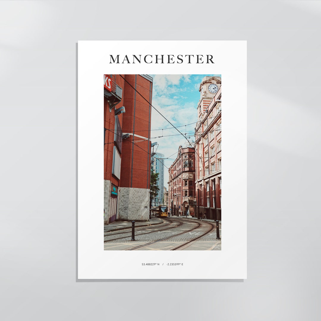 Manchester Photography Print Graduation Gift University Gift Art Print ...