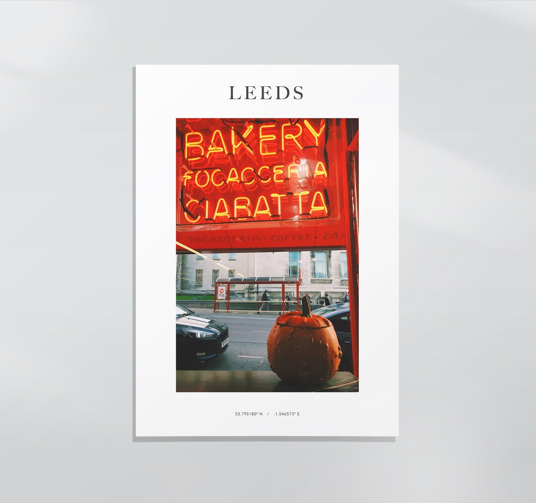 Bakery 164 Halloween Leeds Photography Print Graduation Gift - Etsy