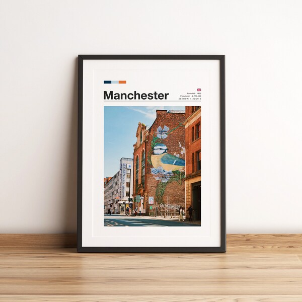Manchester Print - Etsy UK