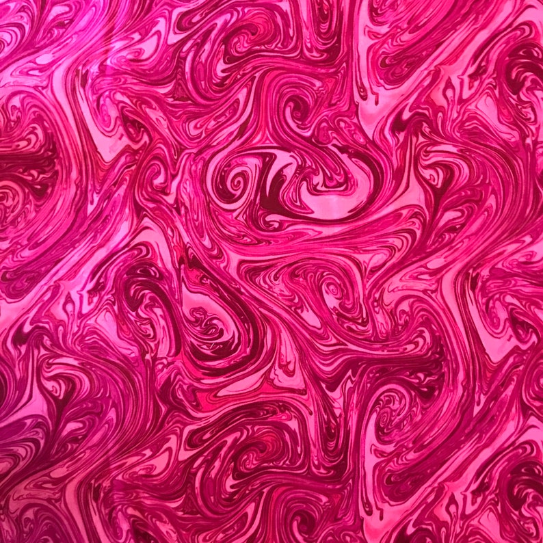 Hot Pink Lava Abstract Washable Face Mask Matching Hair Tie | Etsy