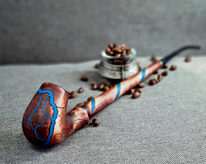Long Pipe spark Smoking Pipe Tobacco Pipe Pipe With Gemstone Christmas ...
