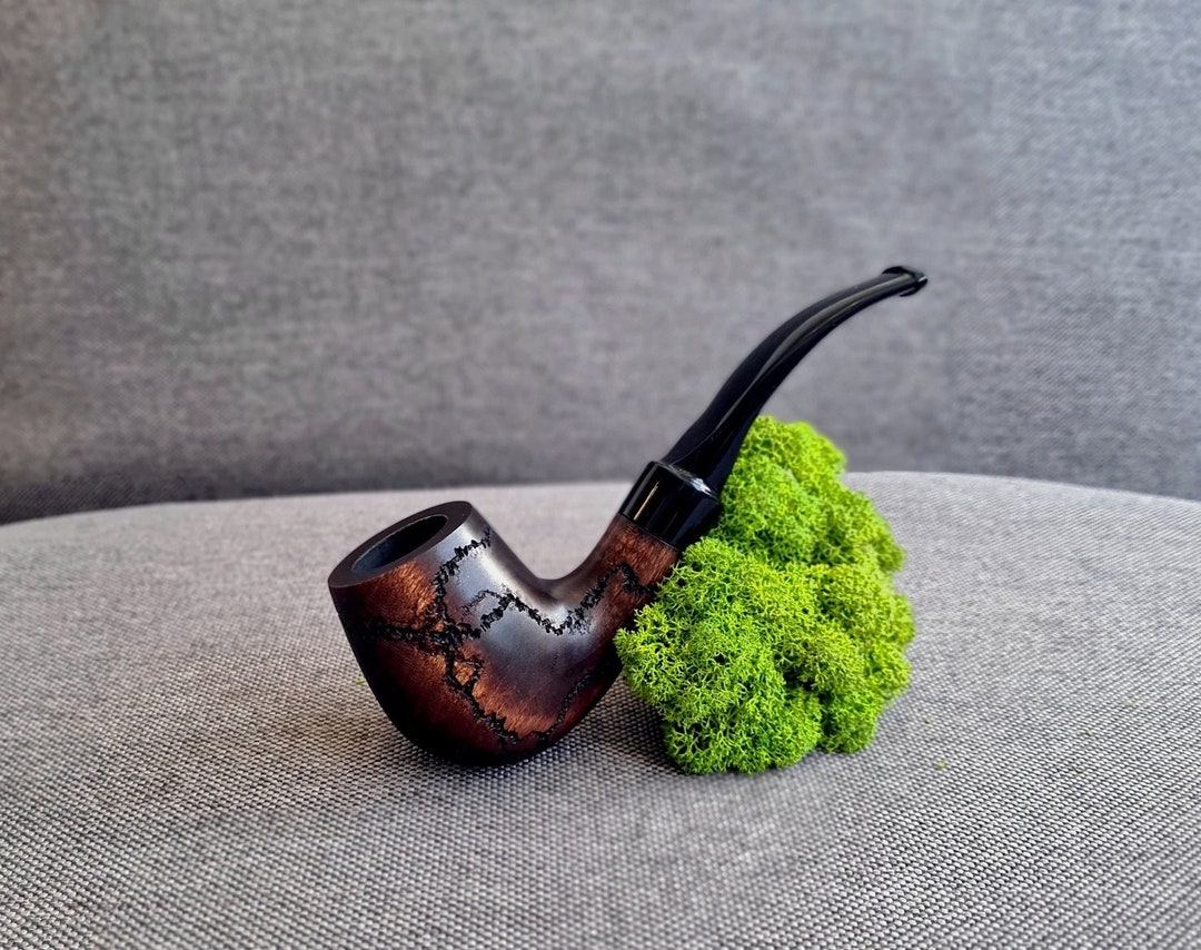 Smoking Pipe "spark" Tobacco Pipe Wooden Pipe Handmade Pipes With 9mm ...