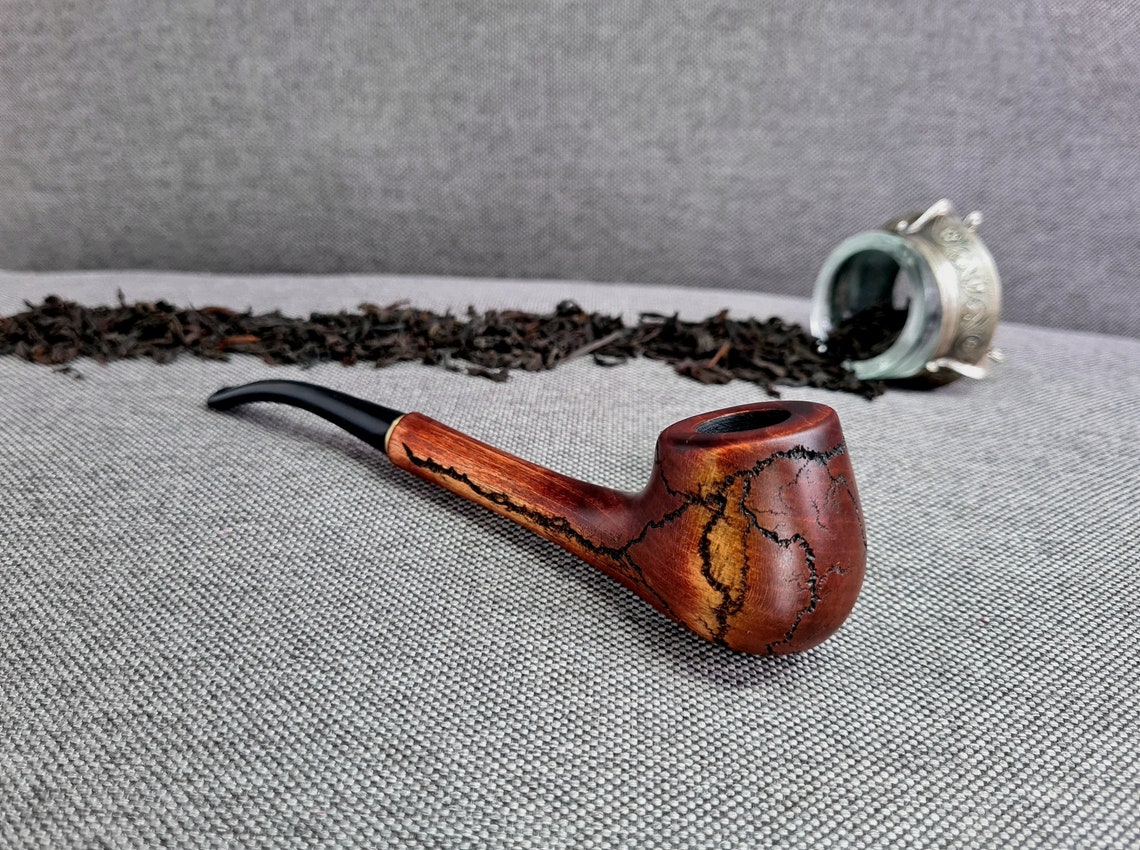 Wood Smoking Pipe Tobacco Pipes Gift for Smokers Wood Tobacco - Etsy