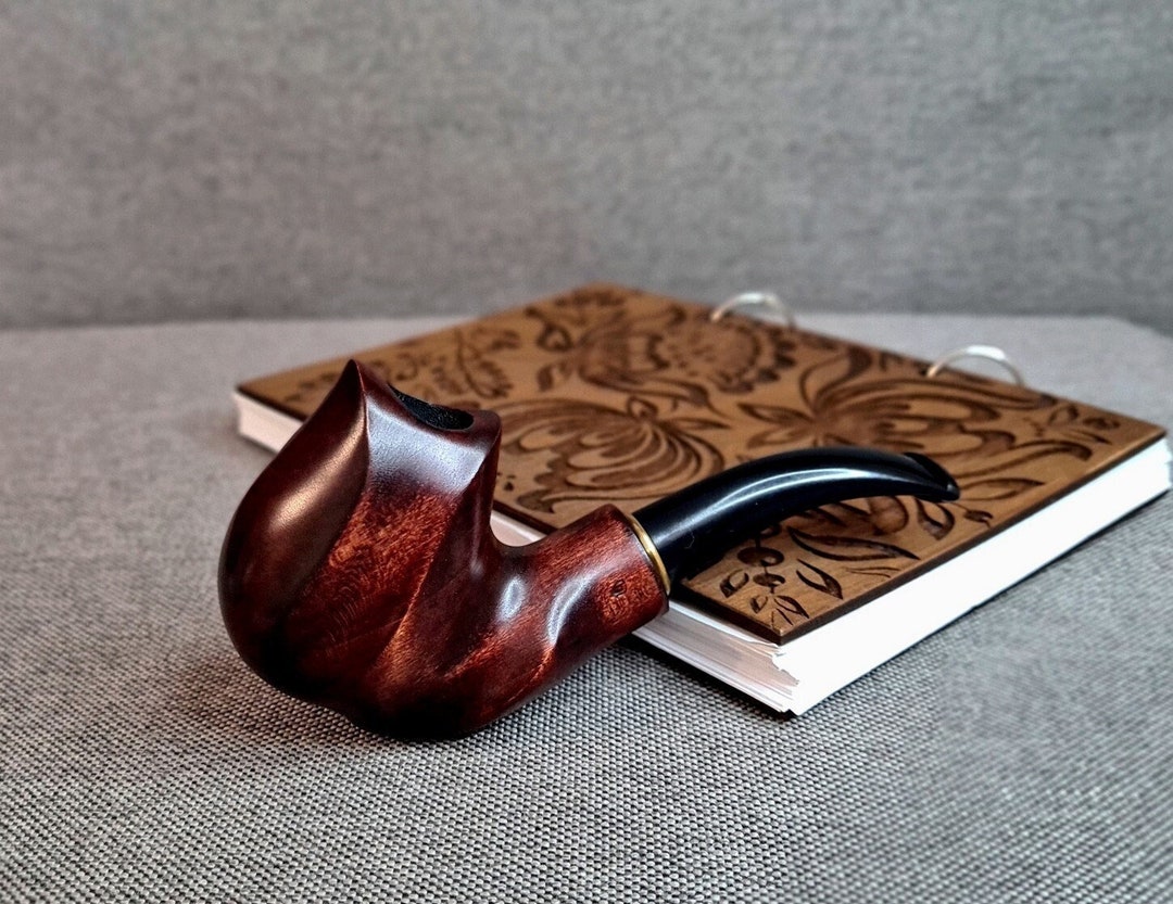 Long Pipe Wood Tobacco Pipe Smoking Pipes Churchwarden Pipe Gift for ...