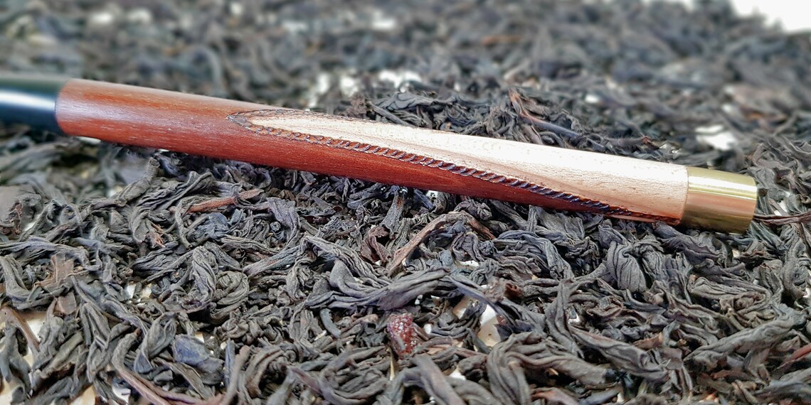 Tobacco & pipe holder Long Cigarette holder Wooden Holder | Etsy